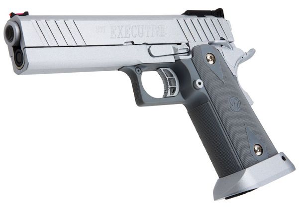 Army Armament R609 Hi Capa Green Gas Airsoft Pistol - Silver