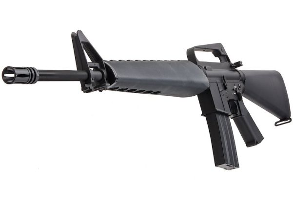 E&C M16A1 Airsoft AEG Rifle EC320 (QD 1.5 Gearbox, Blank Marking) - Black