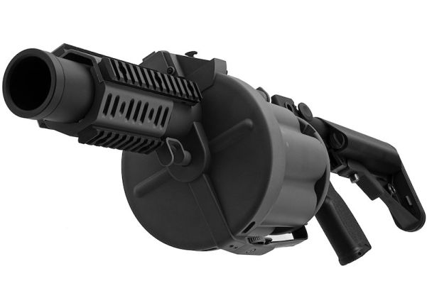 LDT MGL Grenade Launcher with Retractable Stock - Black