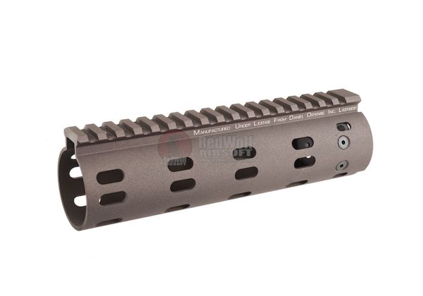 Madbull Daniel Defense Licensed Modular Float Rail 7inch - TAN | RedWolf