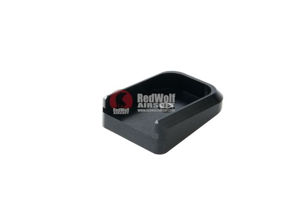 Airsoft Masterpiece Hi Capa Magazine Base (Aluminum, SV) - Black | RedWolf