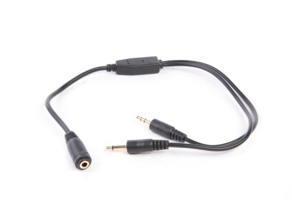 Roger Tech AUX Splitter for PC Line-Out and Mic for EVO406-C / EVO406 ...