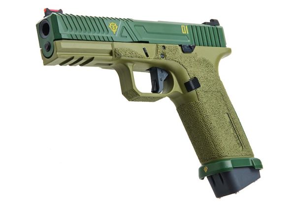 RWC G Zion Cerakote ZKU-II Green EXA 01 Green Gas Airsoft Pistol