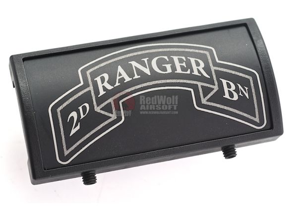 Custom Gun Rails (CGR) Aluminum Rail Cover (2ND Ranger Battalion Scroll ...