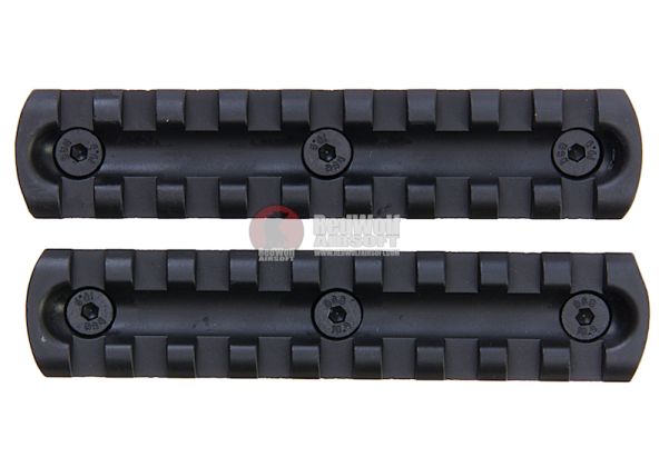ARES 4 inch Metal Key Rail System for M-Lok System (2pcs / Pack) | RedWolf