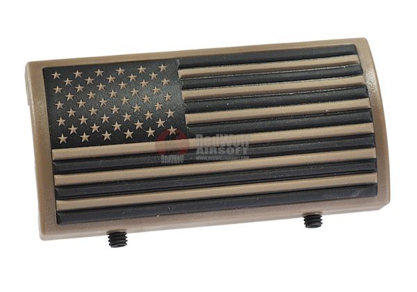 Custom Gun Rails (CGR) Aluminum Rail Cover (PVC American Flag / TAN ...