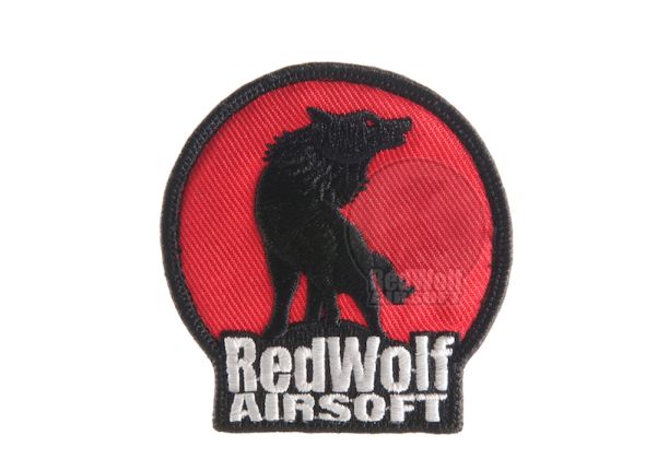 Redwolf Logo Hook and Loop Patch (Red & Black) | RedWolf