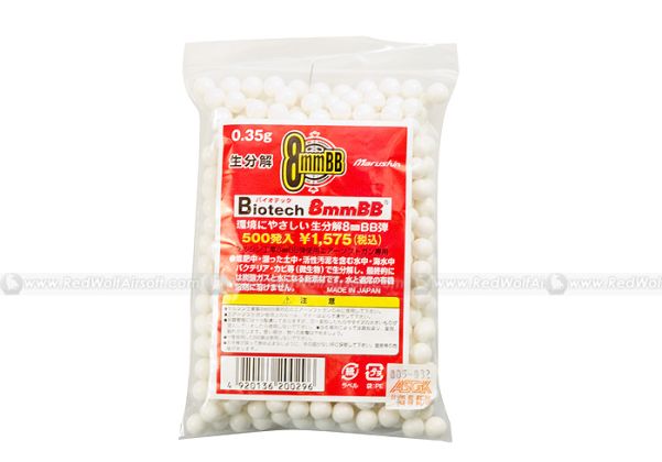 Marushin 8mm Biotech 0.35g BB (500 rounds)