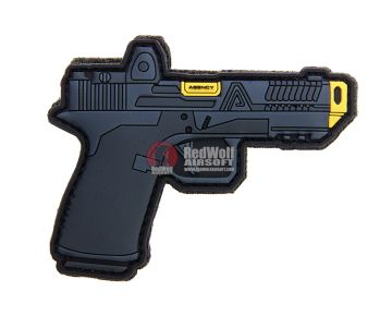 Redwolf Logo Hook and Loop PVC Patch (Red) | RedWolf