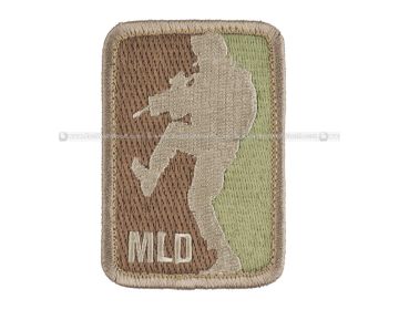 Redwolf Logo Hook and Loop PVC Patch (Red) | RedWolf