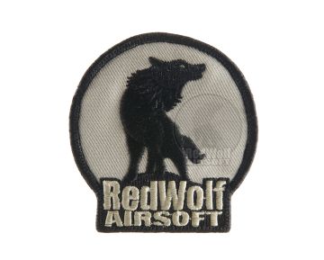 Redwolf Logo Hook and Loop PVC Patch (Red) | RedWolf