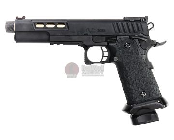 Army Armament R604 STI DVC P Airsoft Green Gas Airsoft Pistol - Black